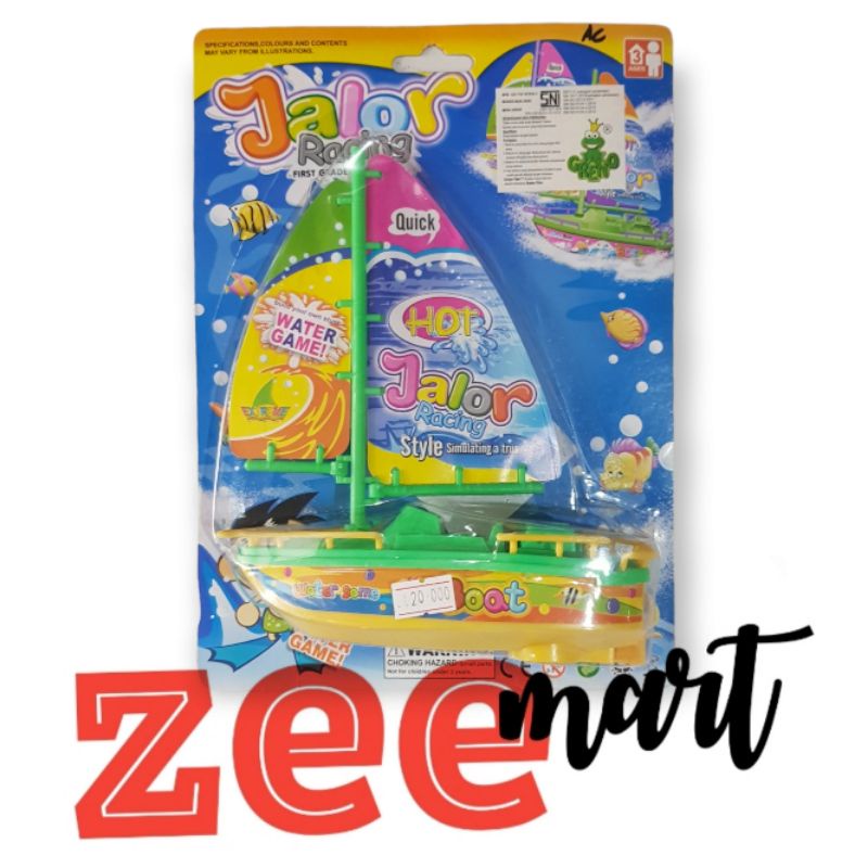 Jual Mainan Anak Perahu Layar Jalor Racing | Shopee Indonesia