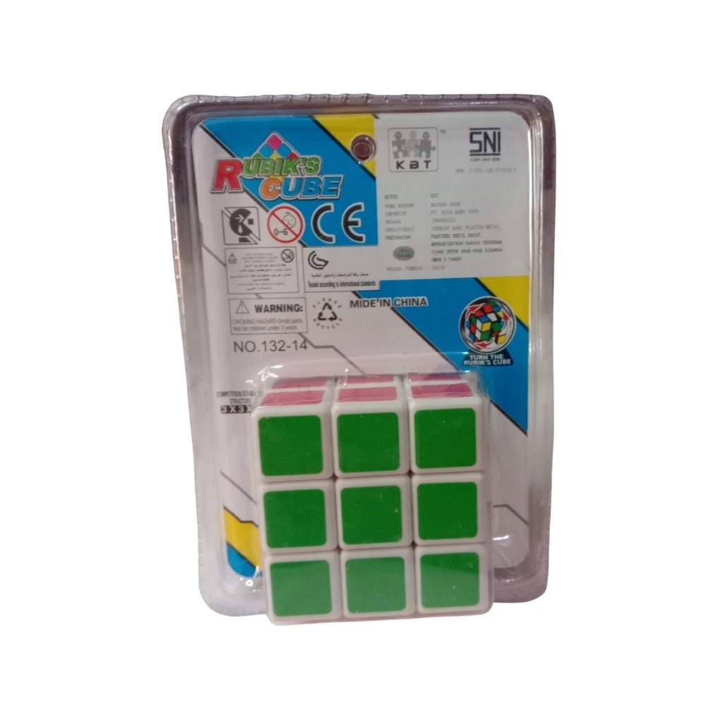 Jual Rubik magic cube brains callenge Jun balok 3x3x3 TOYS SNI mainan ...