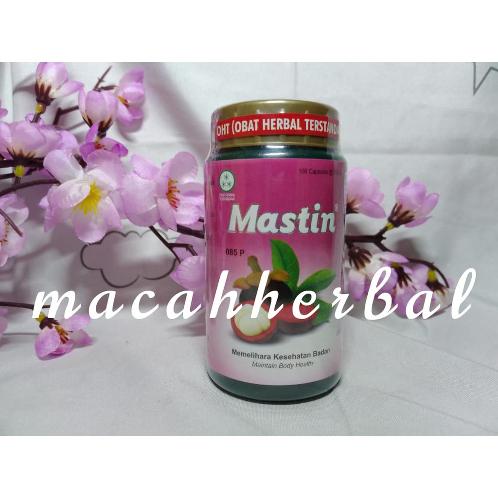 Jual Mastin 100 Kapsul Kulit Manggis/Mastin 100kapsul/Mastin Ekstrak ...