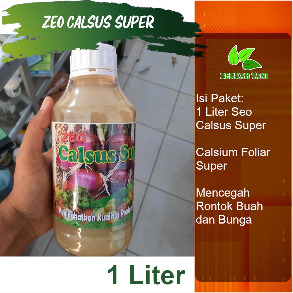 Jual Zeo Calsus 1 Liter Pupuk Kalsium Cair Super Foliar | Shopee Indonesia