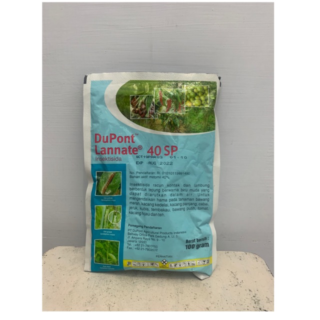 Jual Lannate 40SP kemasan 100gram Insektisida ulat semut | Shopee Indonesia