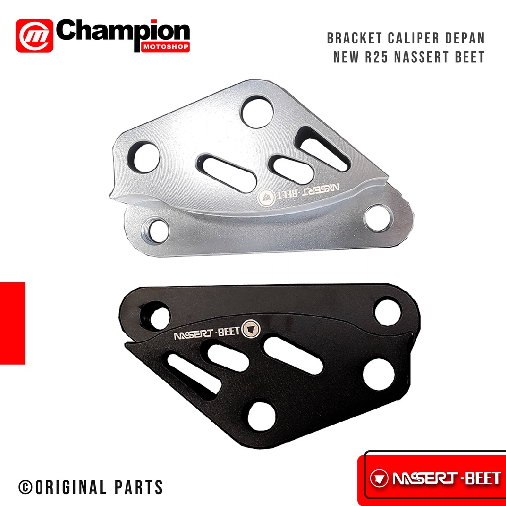 Jual Bracket Caliper Depan 4P R25 MT25 Standart Nassert Beet | Shopee ...