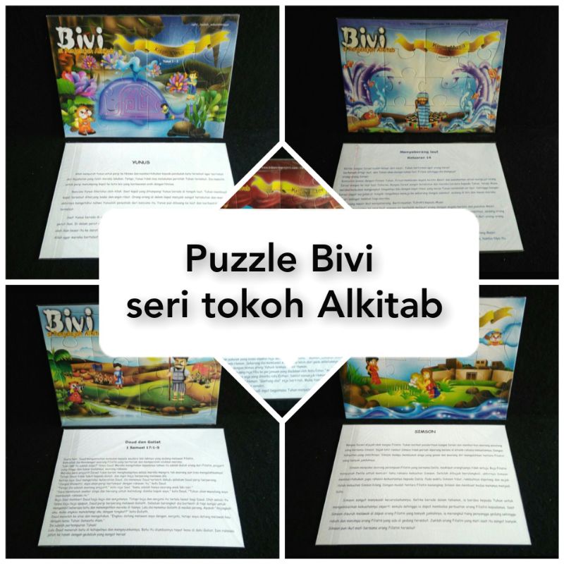 Jual puzzle rohani bivi seri tokoh Alkitab | Shopee Indonesia