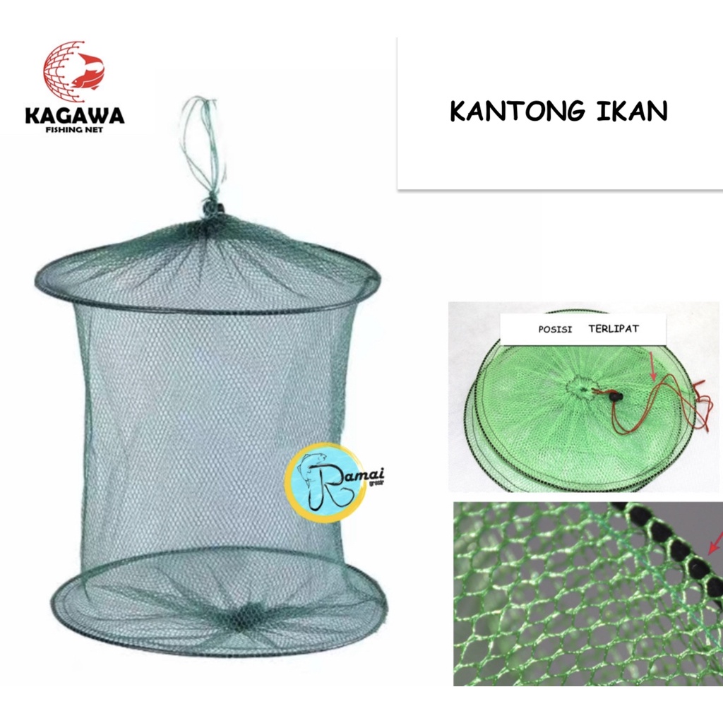 Jual KANTONG TEMPAT IKAN/JARING TEMPAT IKAN/KANTONG IKAN/JALA JARING ...