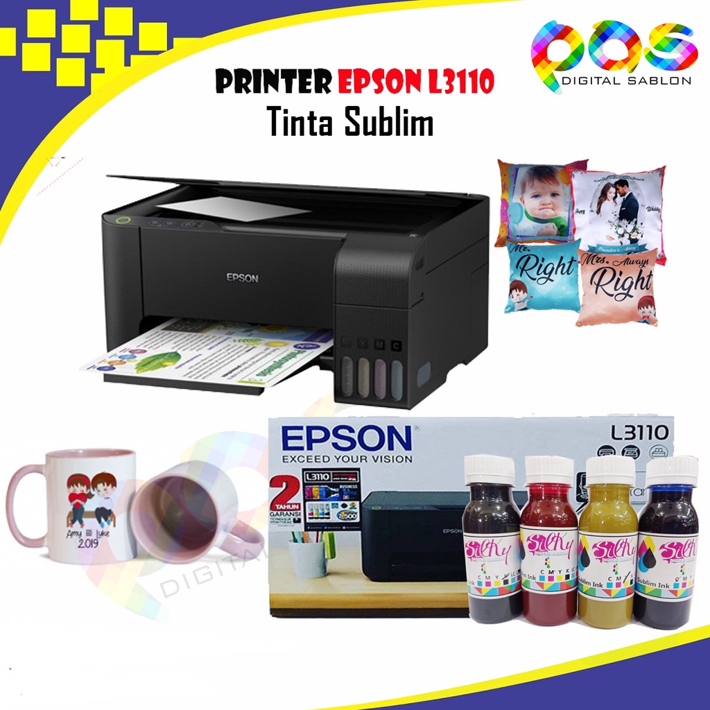 Jual Printer Sablon Epson L3210 Upgrade Tinta Sublim ink Korea (Scan ...