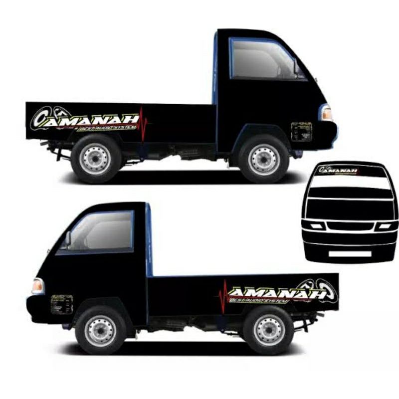 Jual Cutting Sticker MOBIL PICK UP Minimalis Custom | Shopee Indonesia