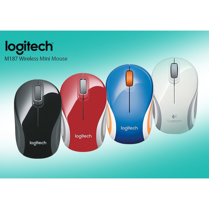 Jual Logitech Mouse Wireless M 187 ORIGINAL | Shopee Indonesia