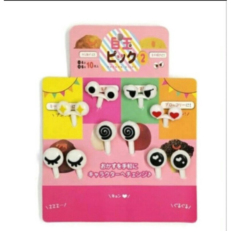 Jual Tusukan Bento Mata Food Picks Eyes | Shopee Indonesia