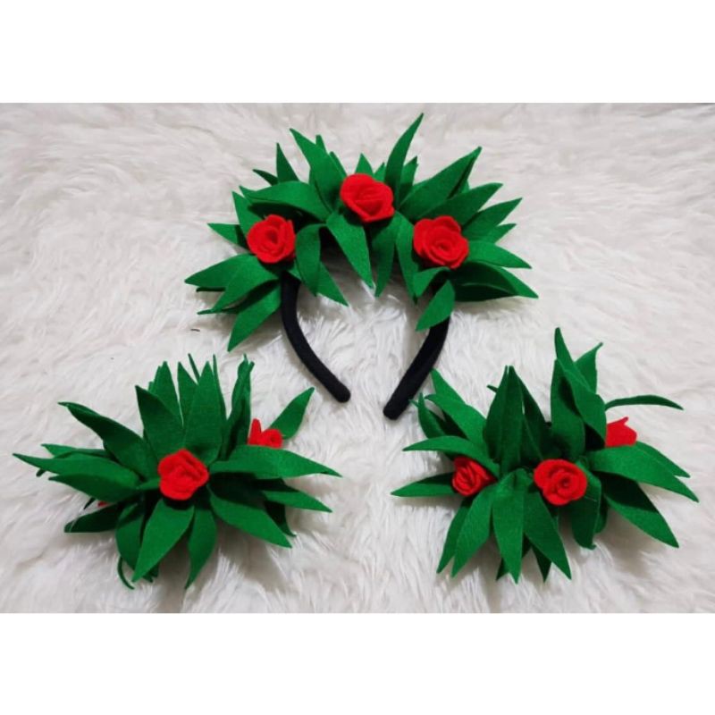 Jual Kostum Lilo Hawaii Bando Karakter Lilo Stitch Kostum Tanaman Bunga ...