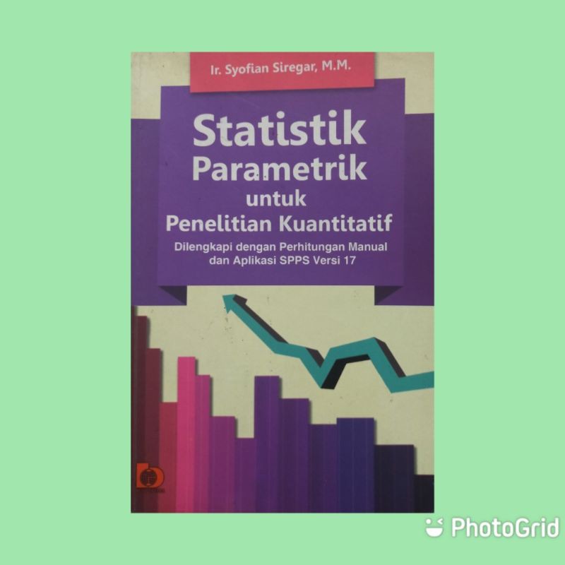 Jual BUKU STATISTIK PARAMETRIK UNTUK PENELITIAN KUANTITATIF | Shopee Indonesia