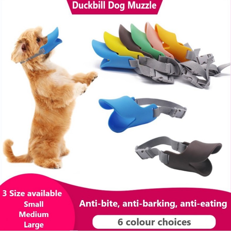 Jual Penutup Mulut Hewan Penutup Mulut Anjing Duckbill Dog Muzzle ...