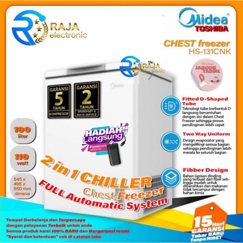 Jual Chest Freezer MIDEA HS-131CNK , Freezer box daging ice cream ...