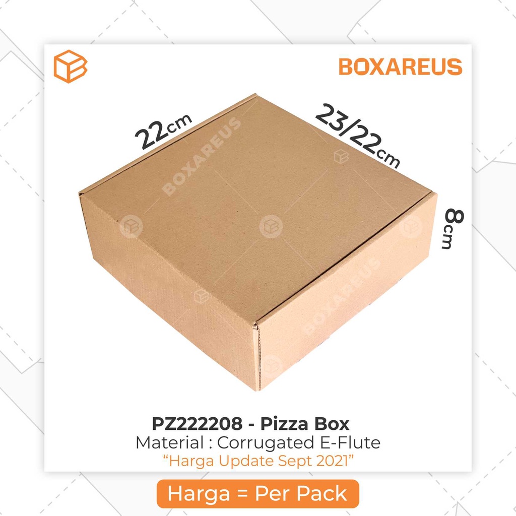 Jual Dus Pizza, Box, Kotak Packing, Corrugated | PZ222208 (10 pcs ...