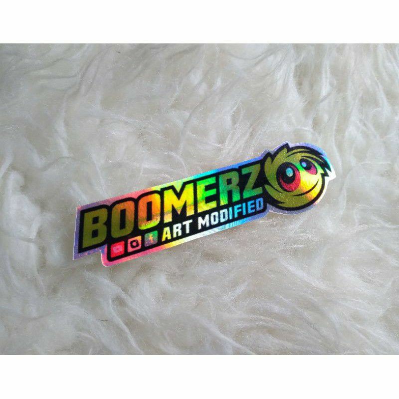 Jual Sticker boomerz art modified original / hologram | Shopee Indonesia