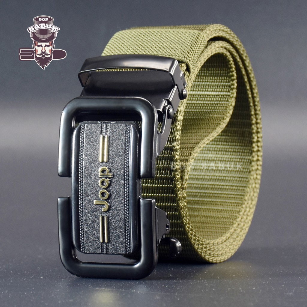 Jual Ikat Pinggang Pria Canvas Nylon Sabuk Pria Belt Nylon Canvas Metal Detector Kepala Logam ...