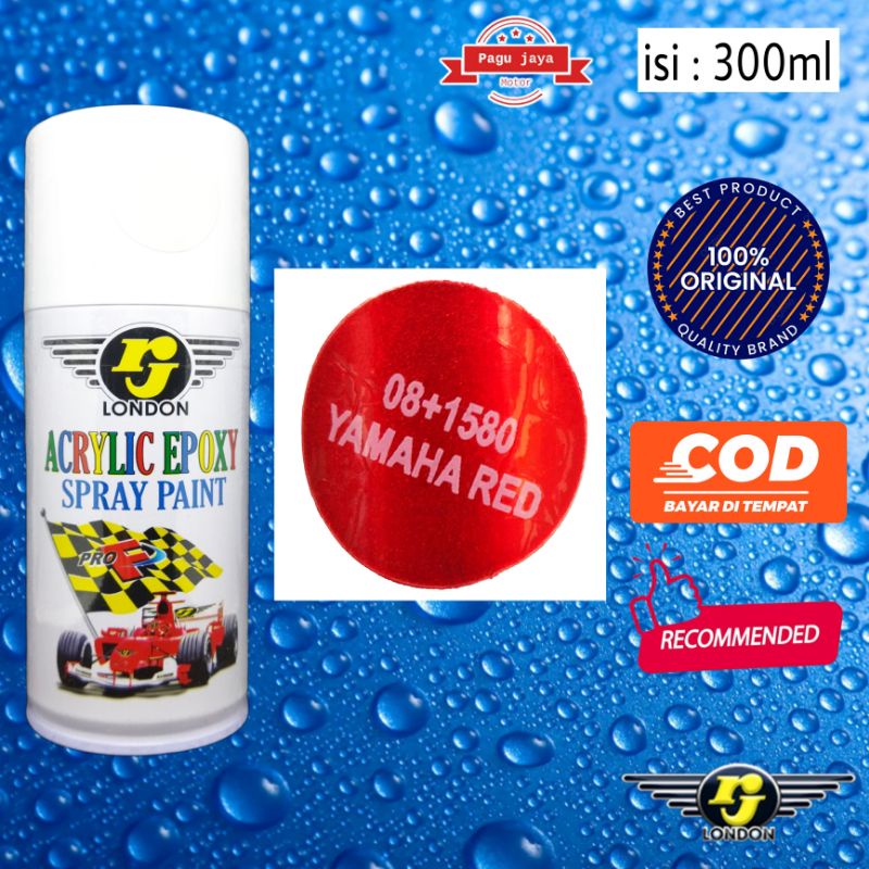 Jual 300cc pilok pilox 08+1580 merah yamaha red candytone candy tone rj london cat semprot spray ...