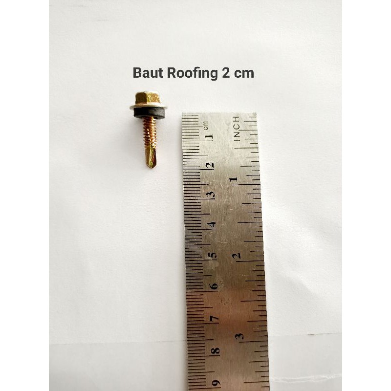 Jual Baut Roofing 2 cm Sekrup Roofing 20 Screw Roofing Skrup Bolt Zolo ...