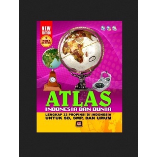 Jual BUKU ORI Atlas Indonesia dan Dunia Edisi Indeks Senior PUSTAKA ...