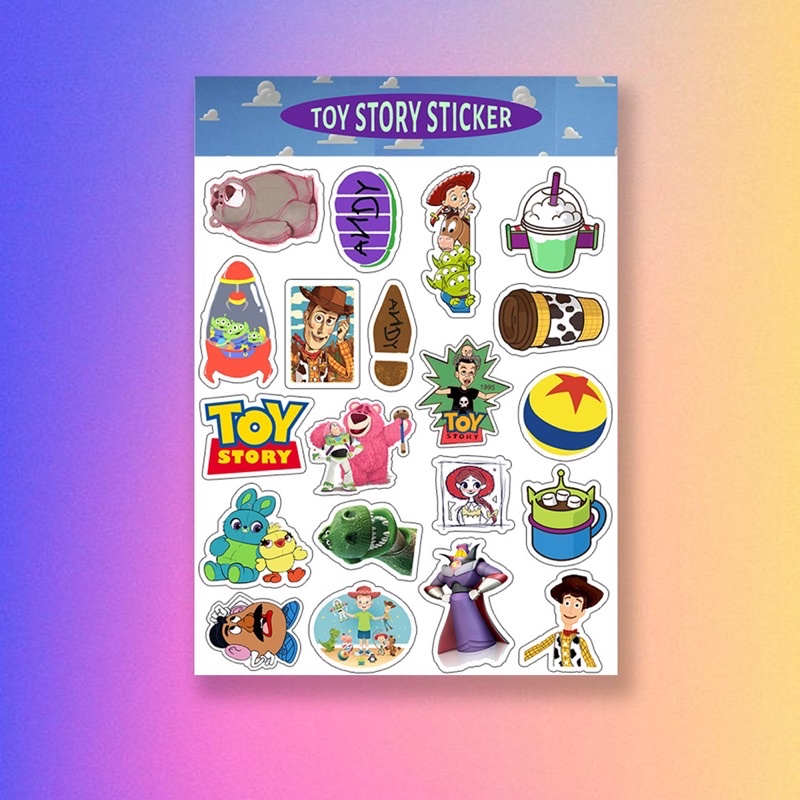 Jual Toy Story Sticker Sheet | Shopee Indonesia