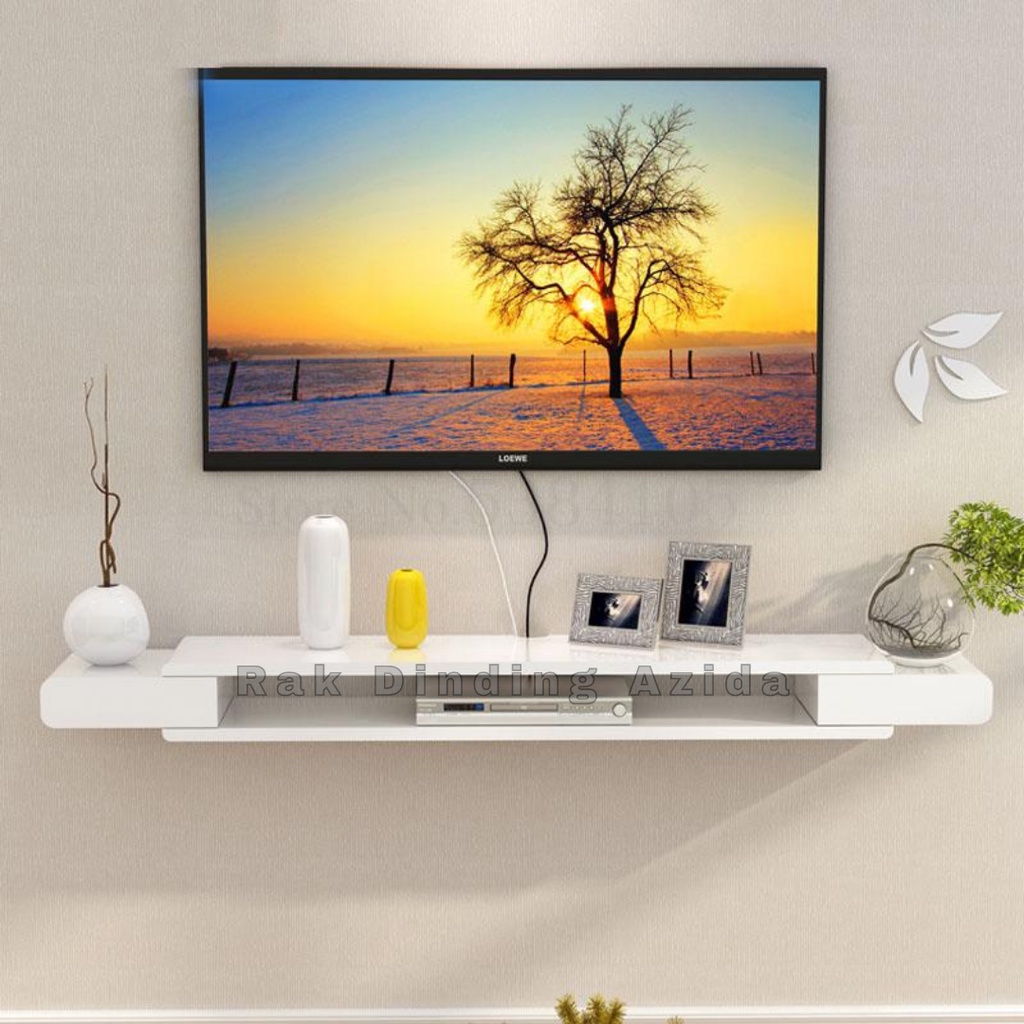 Jual rak tv gantung minimalis modern terbaru dan unik tempel tembok ...
