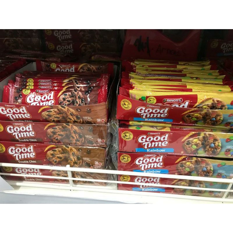 Jual Good Time Double Choc Chocochips Cookies 16 gr Termurah | Shopee ...