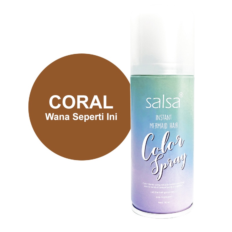 Jual SALSA Instant Mermaid Hair Color Spray - Semir Rambut Temporary ...