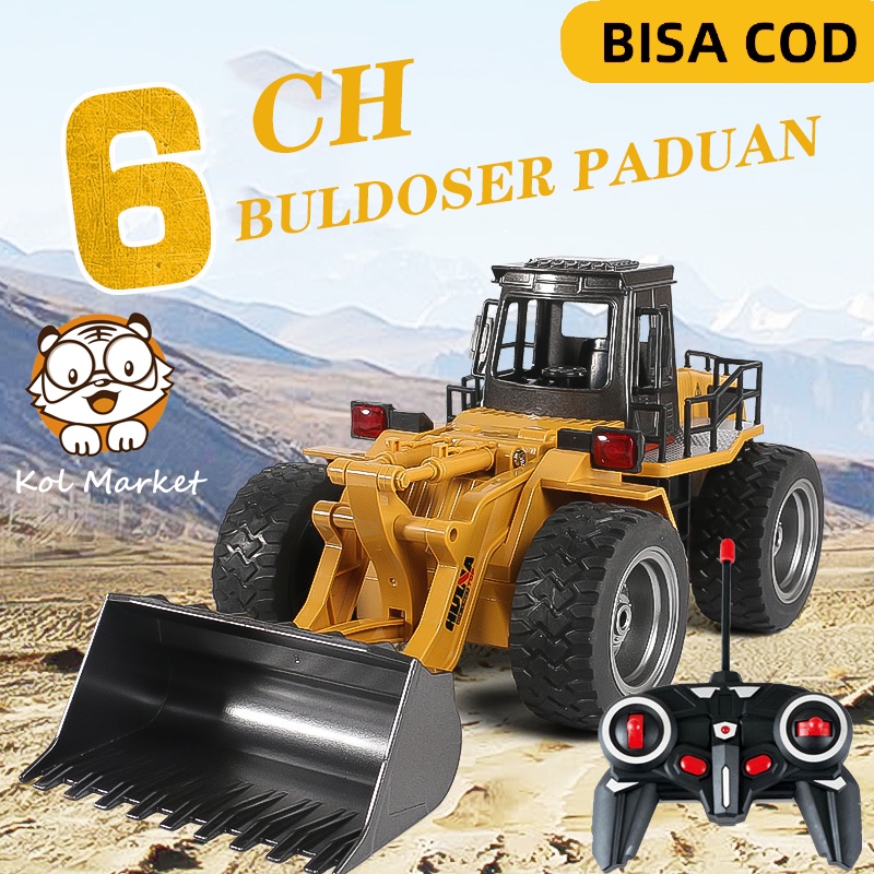 Jual RC Bulldozer 1/24 Remote Control Loader Paduan Plastik Rekayasa ...