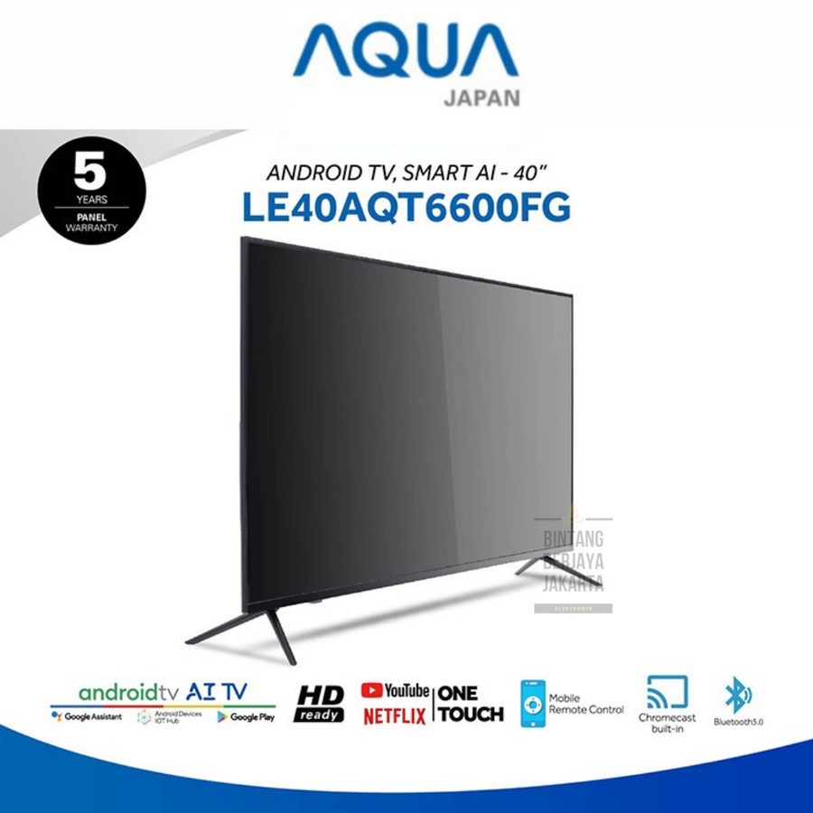 Jual AQUA JAPAN TV LED HD Android Smart TV 40AQT6600 - 40 Inch ...