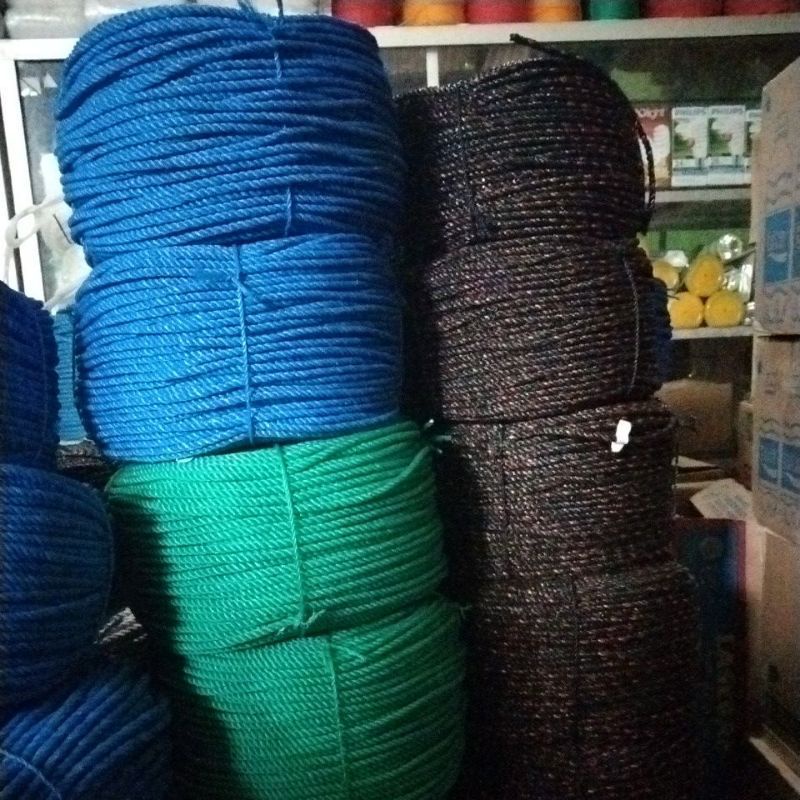 Jual Tali tambang tampar plastik untuk tali jaring, tali pagar ayam uk ...