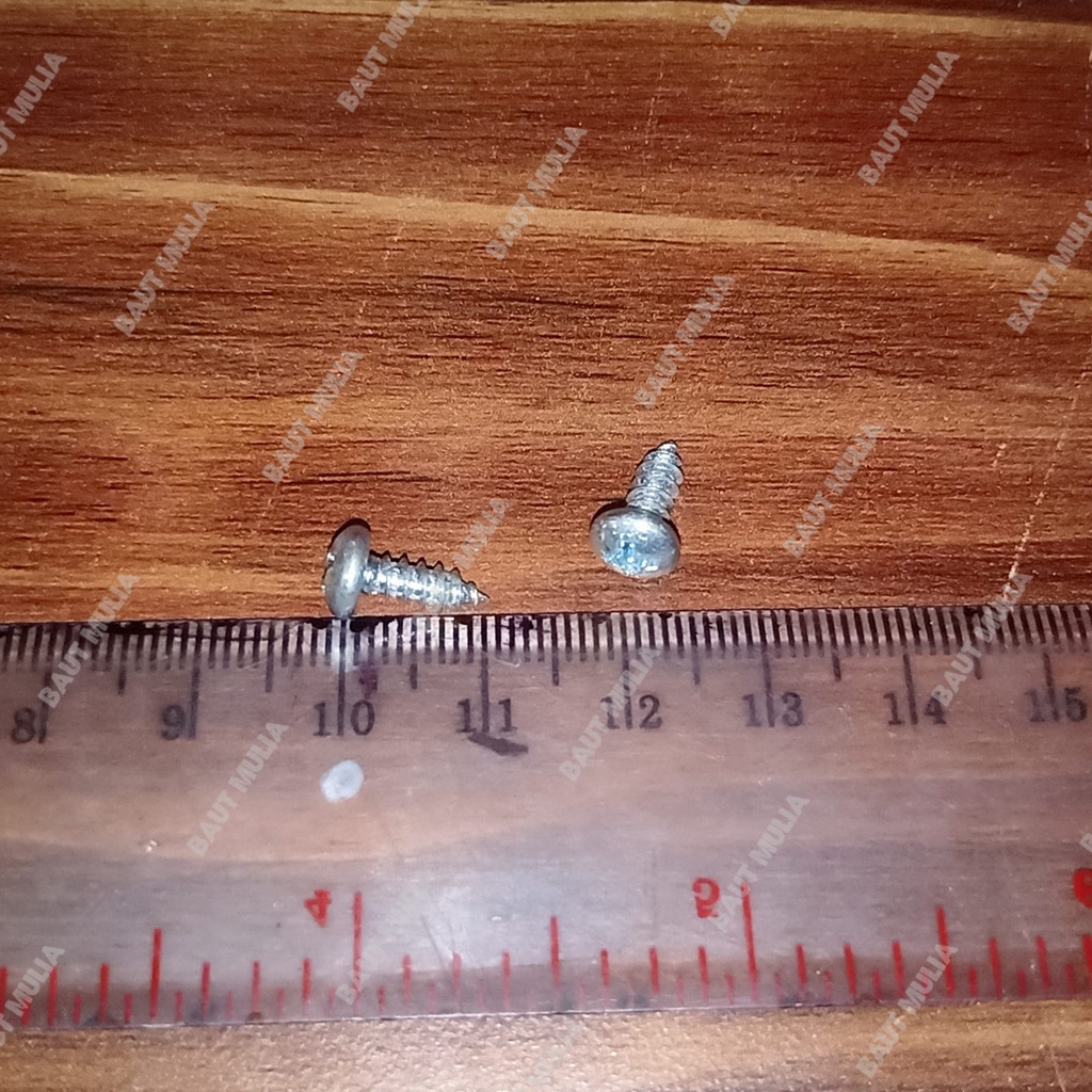 Jual SEKRUP PH 4X3/8" 1 CM ISI 10 PCS / BAUT TAPPING JP KEPALA BULAT ...