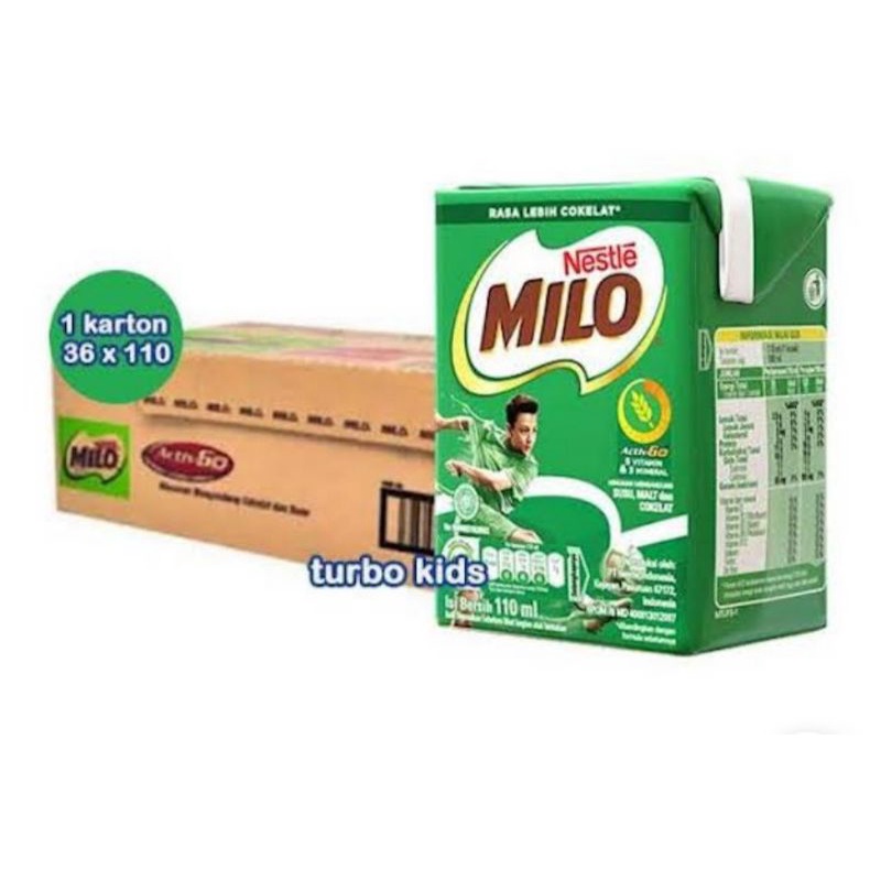 Jual Milo UHT 110 ml Rasa Cokelat | Shopee Indonesia