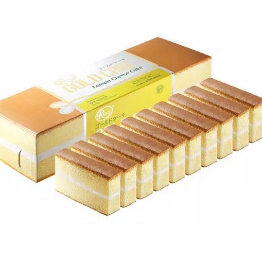 Jual MOOJOK-Rious Gold Cake mini lemon cheese 190gr japanese kue murah ...