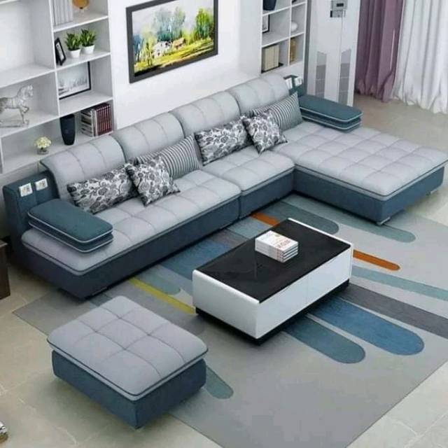 Jual Sofa modern l letter L | Shopee Indonesia