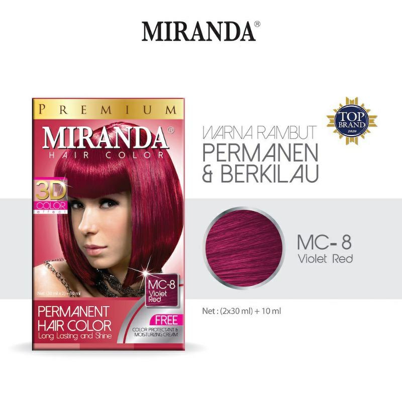 Jual MIRANDA HAIR COLOR (3D COLOR EFFECT) 30 ML | MIRANDA | CAT RAMBUT ...