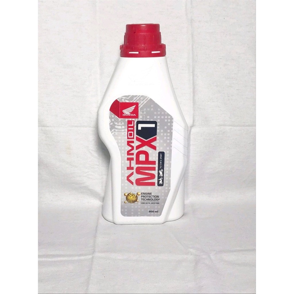 Jual OLI MOTOR MATIC BEBEK HONDA AHM OIL MPX 1 SAE 10W-30 ISI 800 ML ...