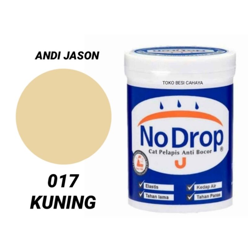 Jual CAT NO DROP PELAPIS ANTI BOCOR NO 017 KUNING KEMASAN 4 KG CAT ...