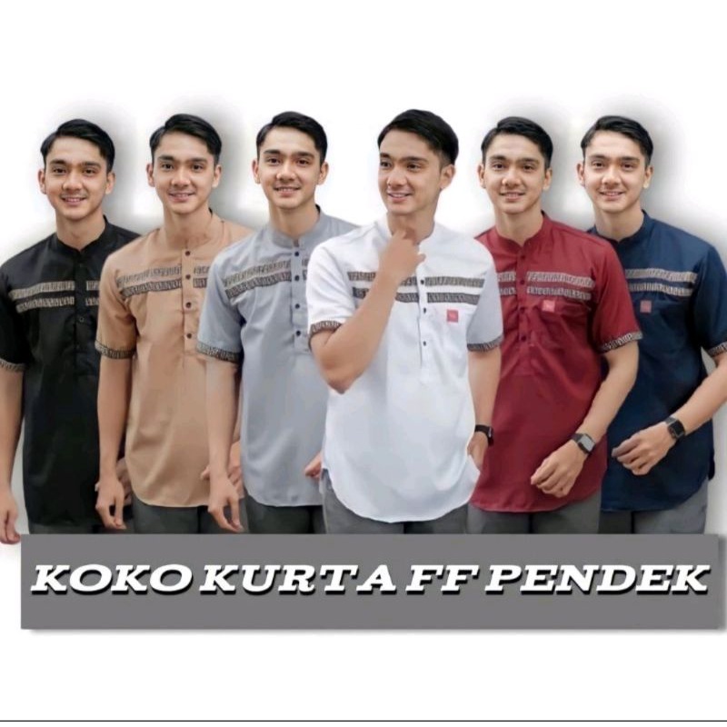 Jual Koko Kurta FF/Koko Muslim Pria Dewasa | Shopee Indonesia