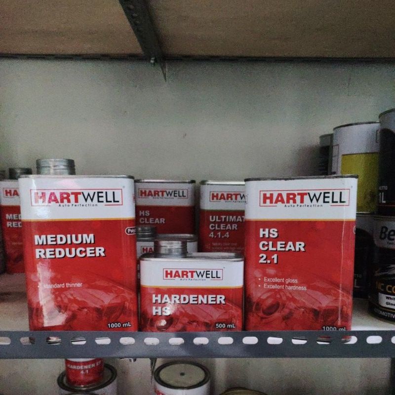 Jual Clear Paket / Clear Hartwel Hs 1.L Hardener Hs 500 ml Thiner ...