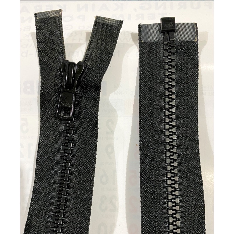 Jual Resleting jaket YKK vislon gigi besar 65 cm 70 cm per biji | Shopee Indonesia