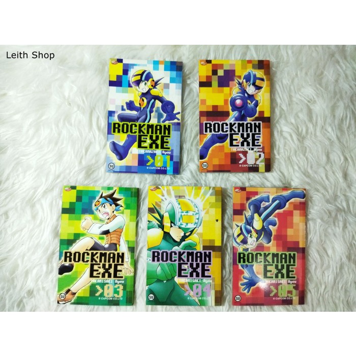 Jual Buku Komik Rockman EXE Vol 1 2 3 4 5 Manga Preloved Kolpri Seri Comic | Shopee Indonesia