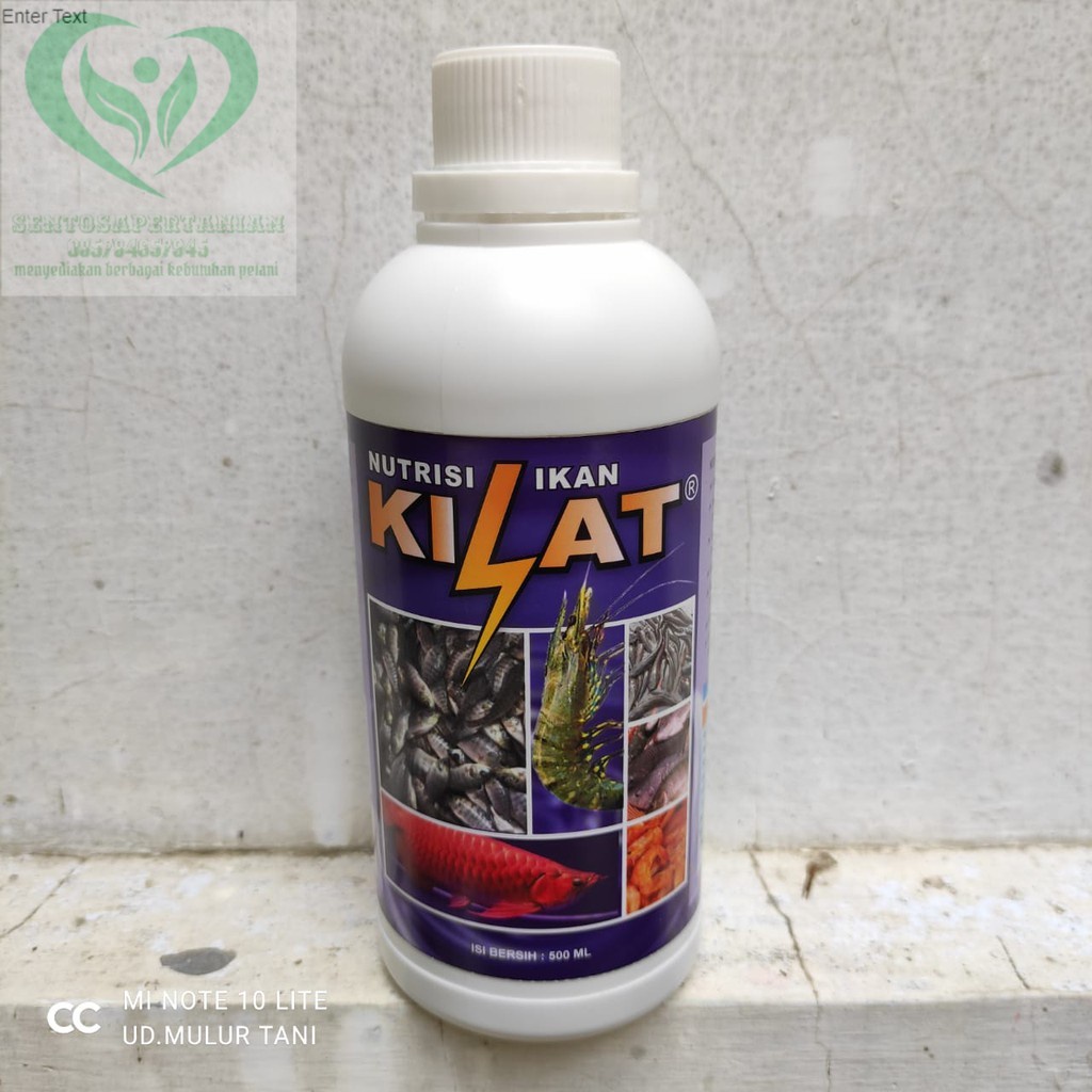 Jual NUTRISI IKAN ORGANIK KILAT isi 500ml dari AGRIKULTUR GEMILANG INDONESIA | Shopee Indonesia