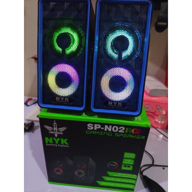 Jual speaker gaming nyk nemesis sp n 02 rgb promo | Shopee Indonesia