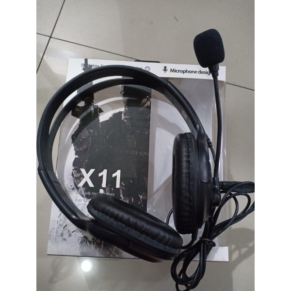 Jual HEADPHONE GAMING X22 pro / X11 / HEADSET GAMING + MICROPHONE ...