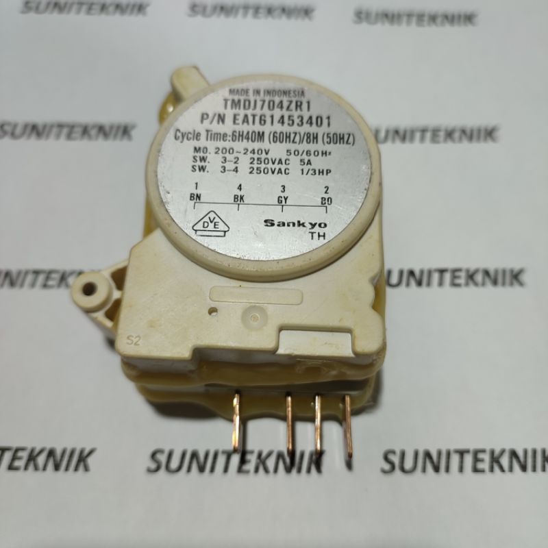Jual TIMER KULKAS LG TK704 SANKYO ORIGINAL - TIMER KULKAS 1 3 SANKYO ...