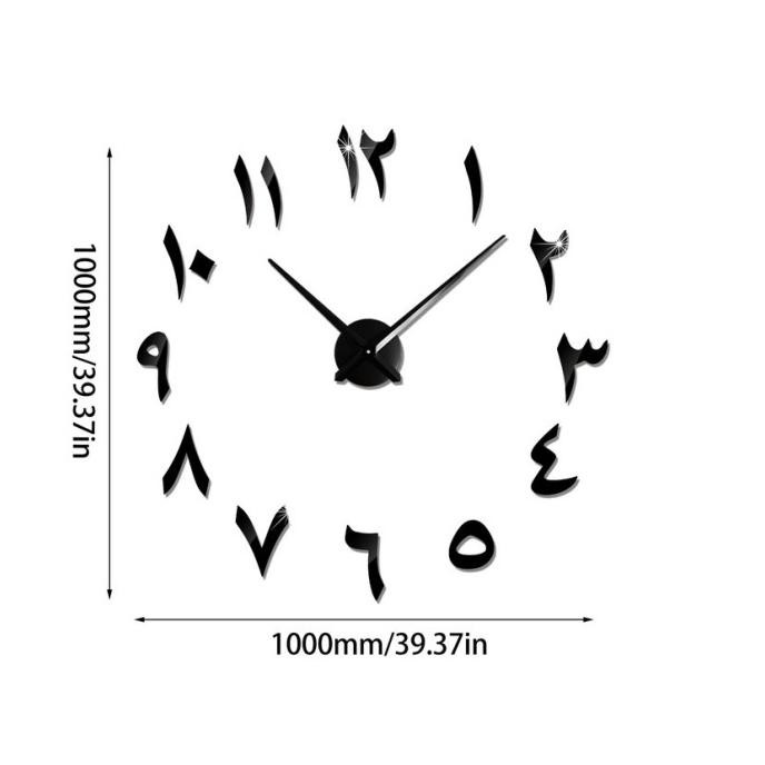 Jual Pyh Jam Dinding Besar Desain Cermin Modern Diy Ukuran Besar Untuk ...