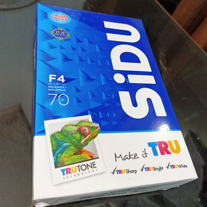Jual BEST Kertas HVS A4 Paper One Sidu 70gr 75gr 1 Rim Kertas Foto Copy ...