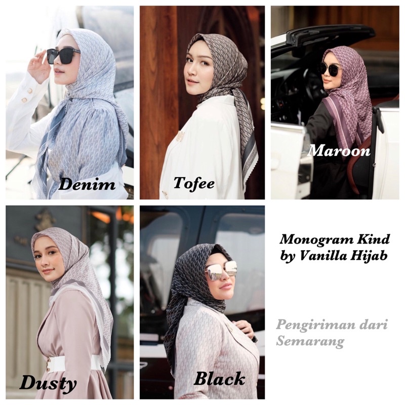 Jual Monogram Kind by Vanilla Hijab (VH) | Shopee Indonesia