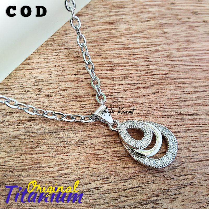 Jual Kalung Titanium Rantai Plus Liontin Salak Terbaru Dan Kekinian ...