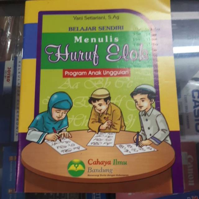 Jual Buku tk dan paud menulis elok anak unggulan CI | Shopee Indonesia