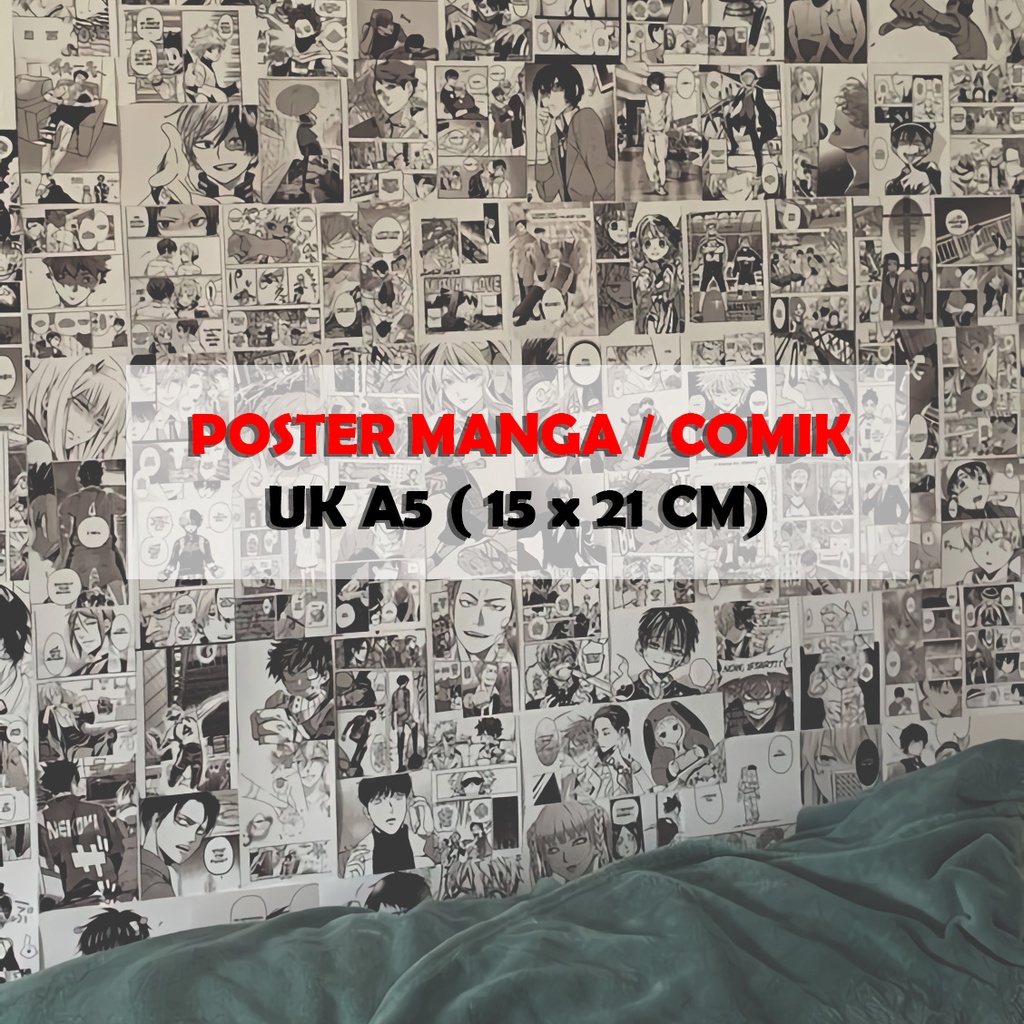 Jual Poster Manga Wall Anime Wallpaper Dinding Komik Custom Request A5 ...